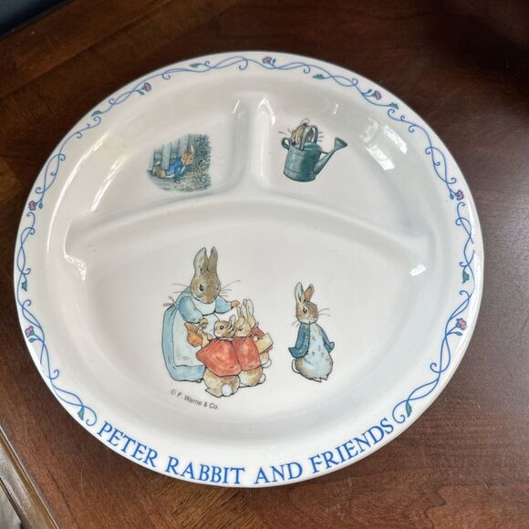 Eden | Dining | Vintage Beatrix Potter Peter Rabbit Melamine Divided ...